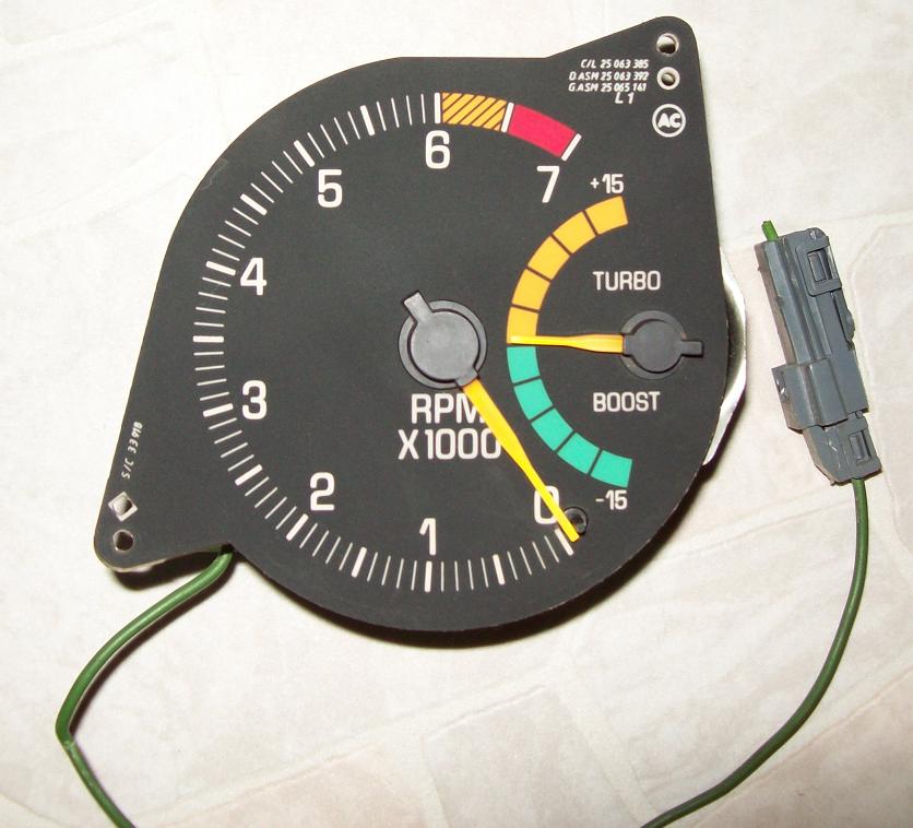 Turbo Sunbird Tachometer with OEM TURBO BOOST GAUGE for sale - Pennock ...