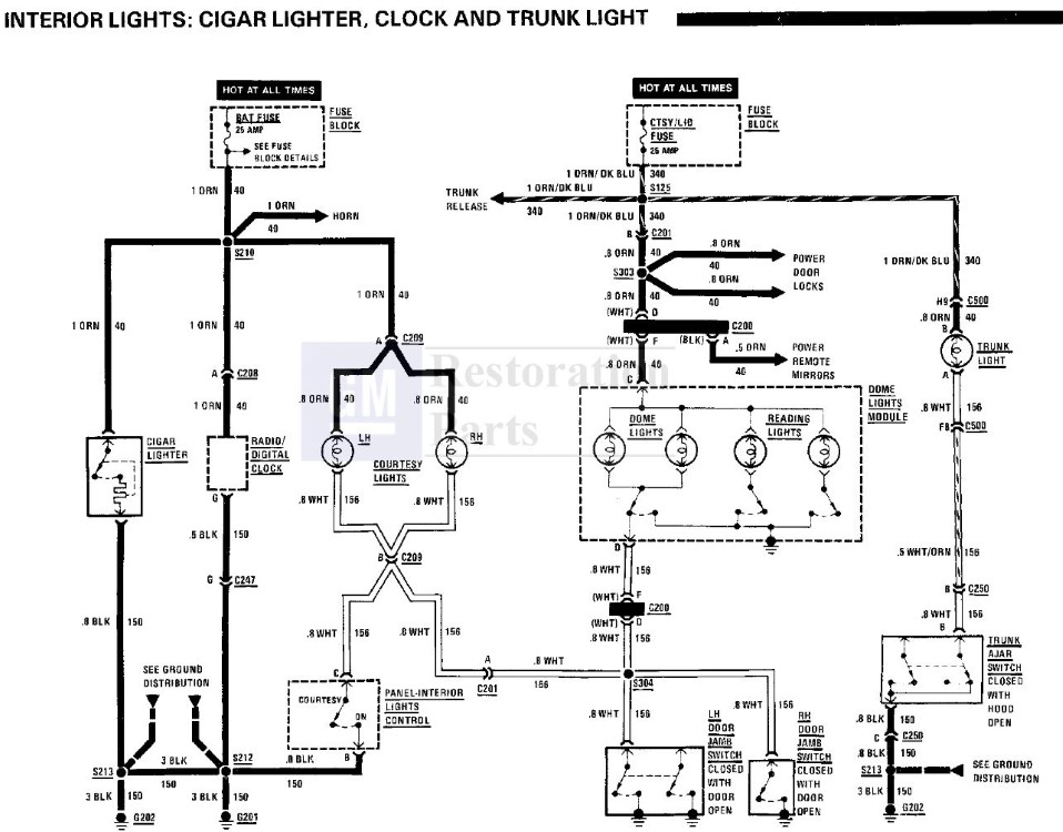 Rear Trunk Light Dim - Pennock's Fiero Forum
