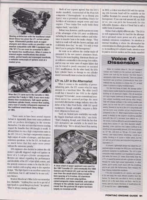 LT1 VS LS1 - Pennock's Fiero Forum